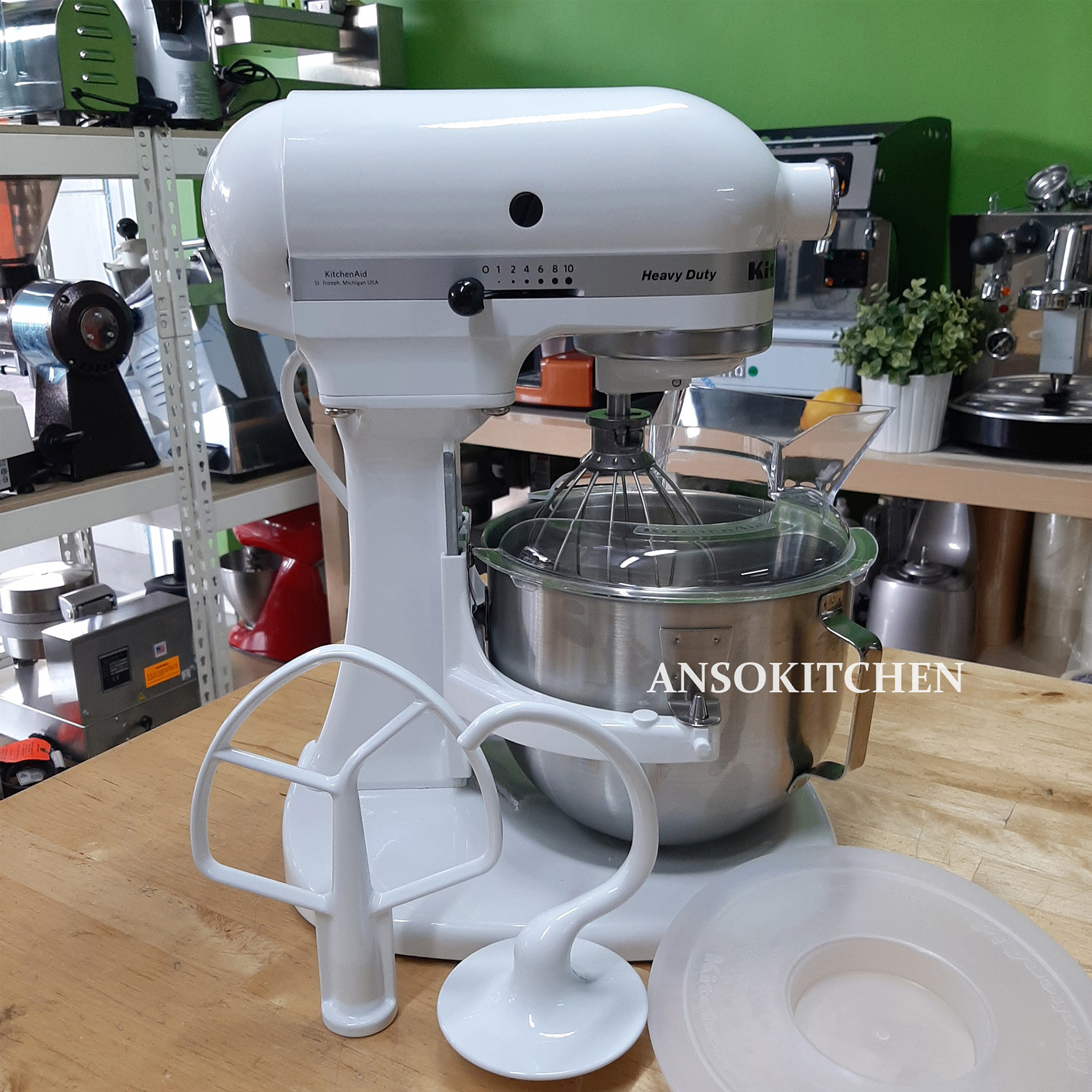 KitchenAid เครื่องผสมอาหารแบบยกโถ รุ่น Heavy Duty (5KPM5EWH) โถ 5 ...