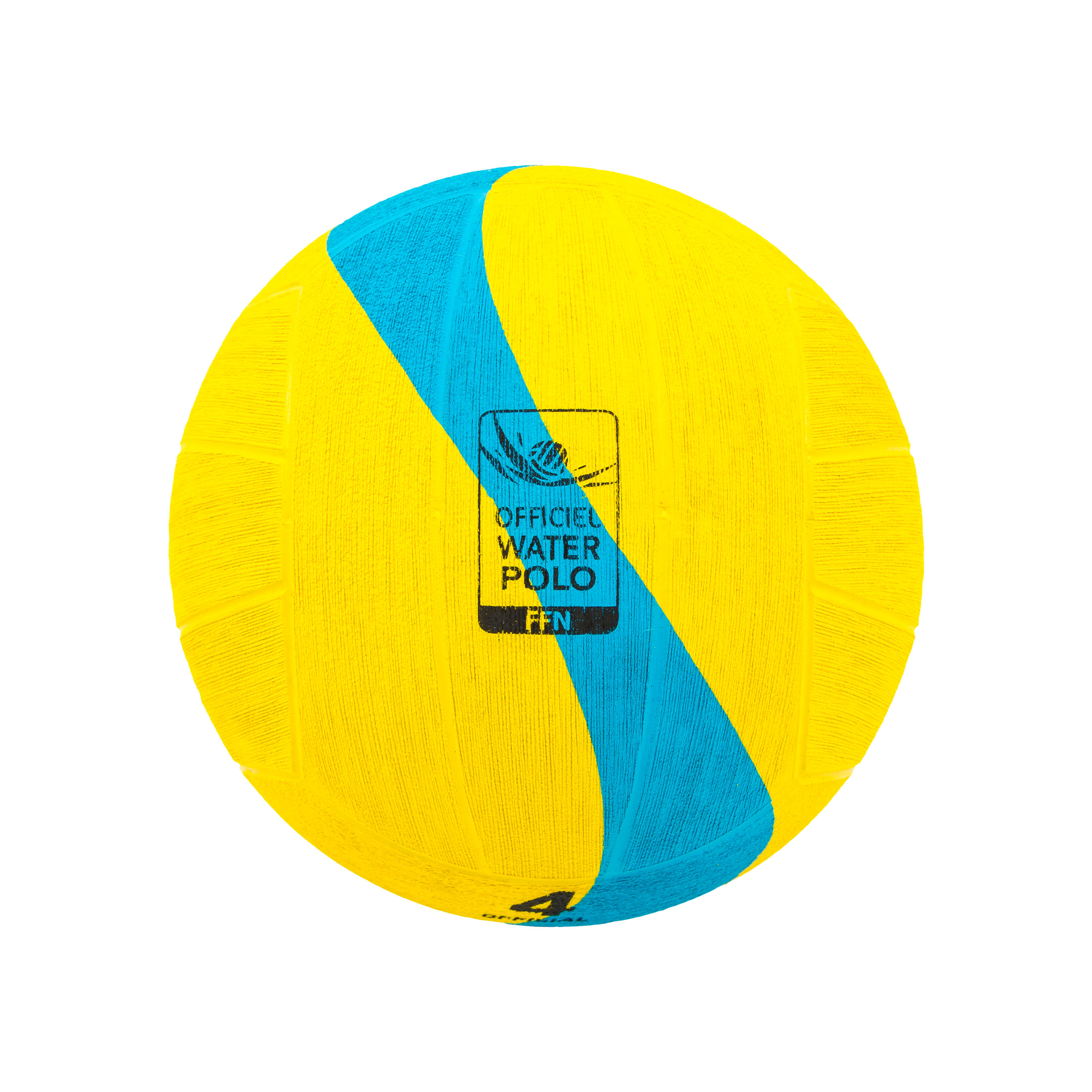 WATER POLO BALL WP500 OFFICIAL SIZE 4 - YELLOWBLUE - A_HOME - ThaiPick