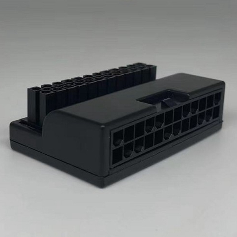 24-Pin Motherboard Power Connector Atx 24-Pin Female to Male 90° Right ...