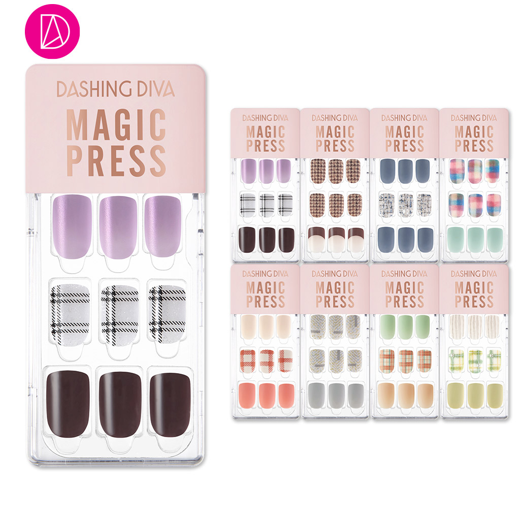 [พร้อมส่ง] Dashing Diva เล็บเจลปลอม เล็บปลอม Magic Press รุ่น MGL075 ...