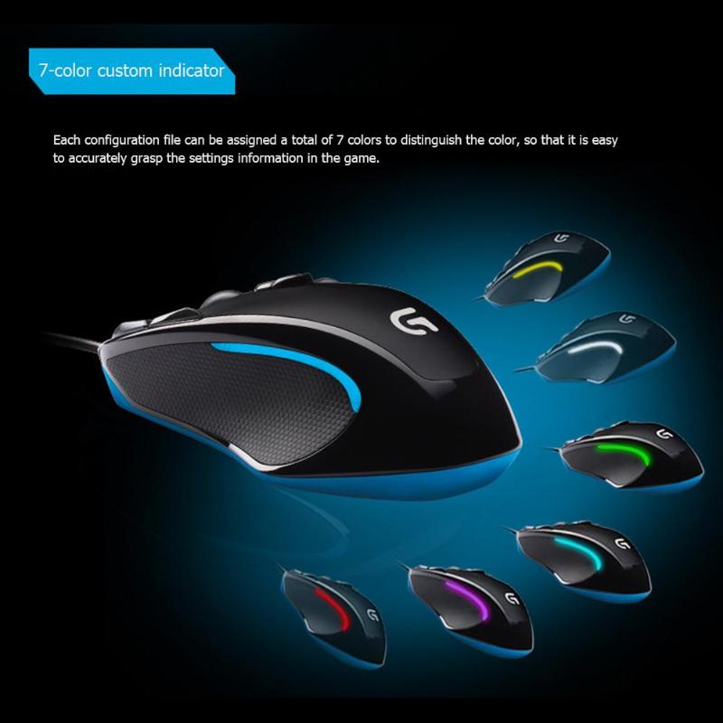 เมาส์เกมมิ่ง สูงสุด 2500 DPI Logitech G300s Gaming Mouse - Kasaw.th - ThaiPick