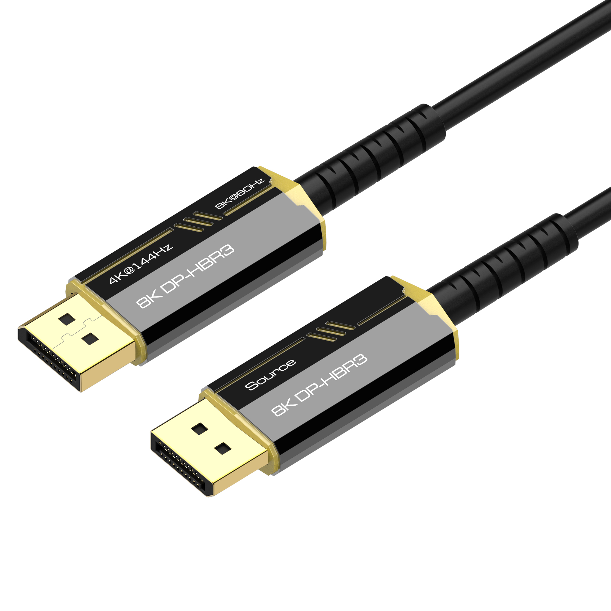 8K Displayport Optical Fiber Cable DP1.4 Video Cables 120Hz 48Gbps HDR ...