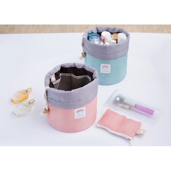 LALABAG - กระเป๋าเครื่องสำอางค์ทรงกลมแบบหูรูด - Lalabag - ThaiPick