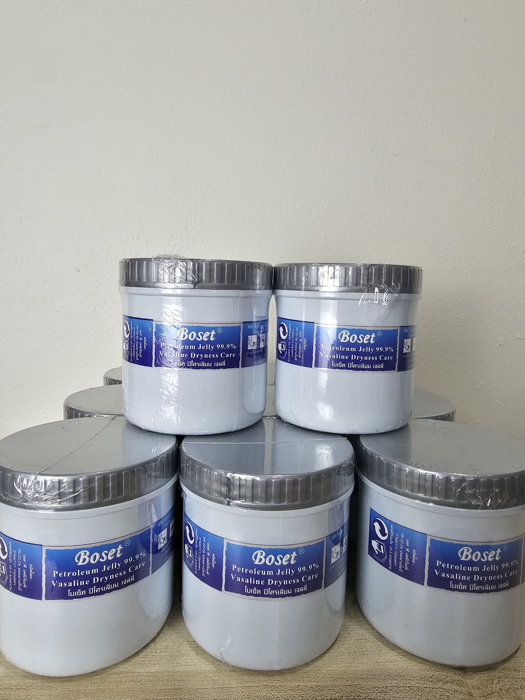 วาสลีน ครีม ยี่ห้อ boset Vaseline cream 450gm ขาว ปิโตเลียม เจลลี่ ขนาด ...