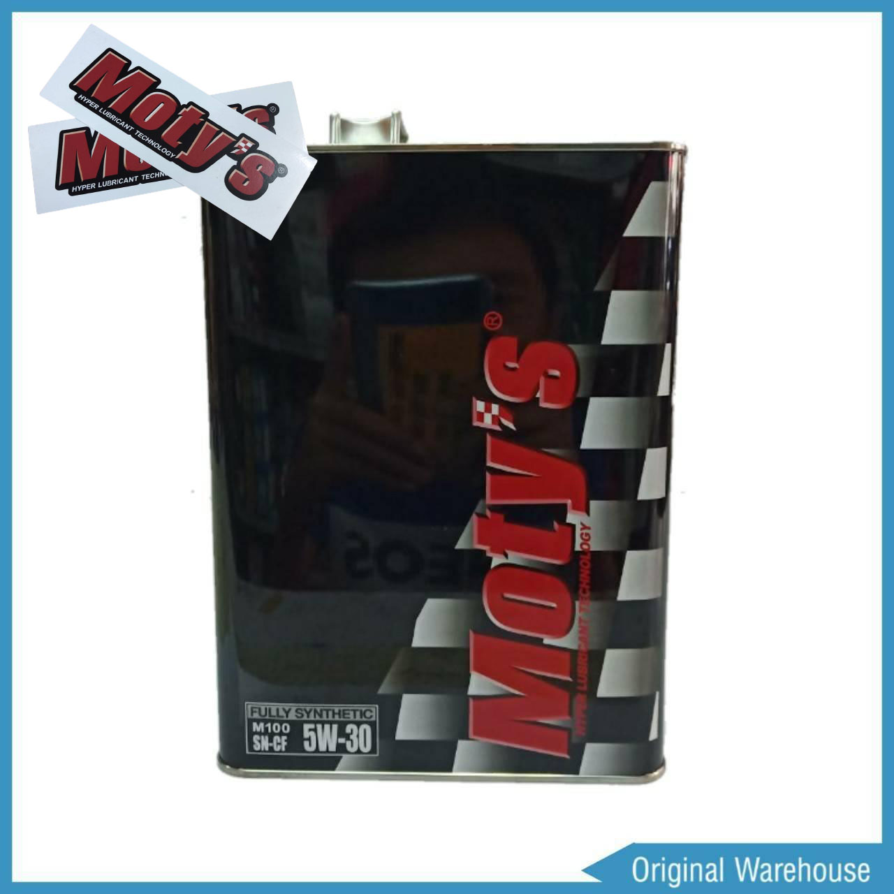 โมตี้ Moty's M100 5W-30 ขนาด 4 ลิตร น้ำมันเครื่องยนต์เบนซิน สังเคราะห์ ...