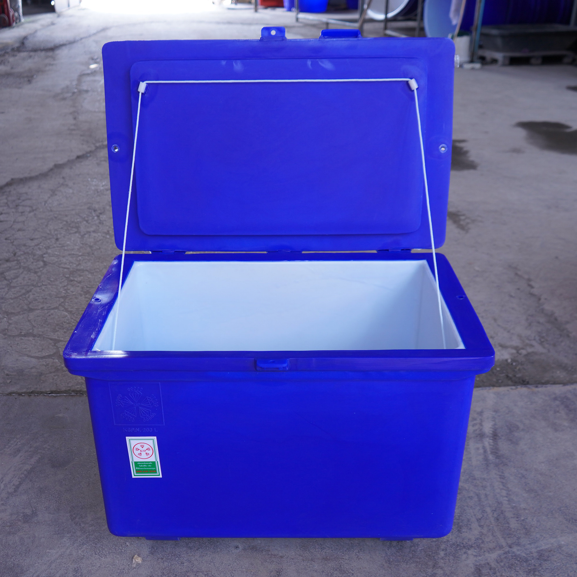 ถังแช่ ถังน้ําแข็ง ขนาด 200 ลิตร (Ice box 200L.) มีบานพับ เนื้อหนา เกรด ...