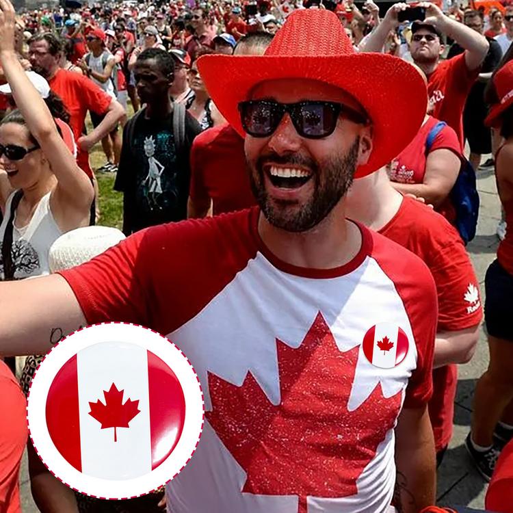 Canadian Flag Pins Canada Souvenirs Gift Hat Pin National Flag Maple ...