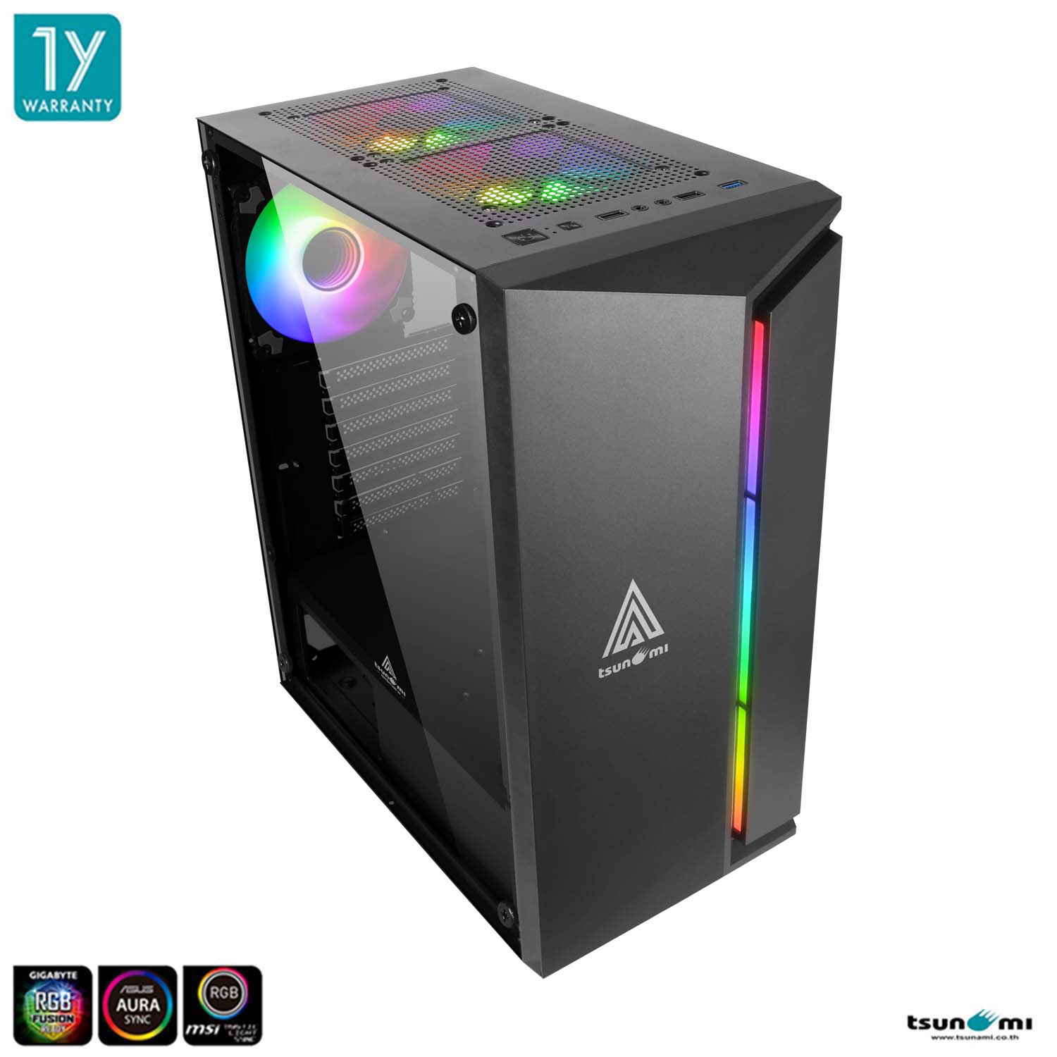 ชุดคอมโบ DIY 3in1 Tsunami Adventure L26M ATX Case DIAMOND-240 Liquid ...