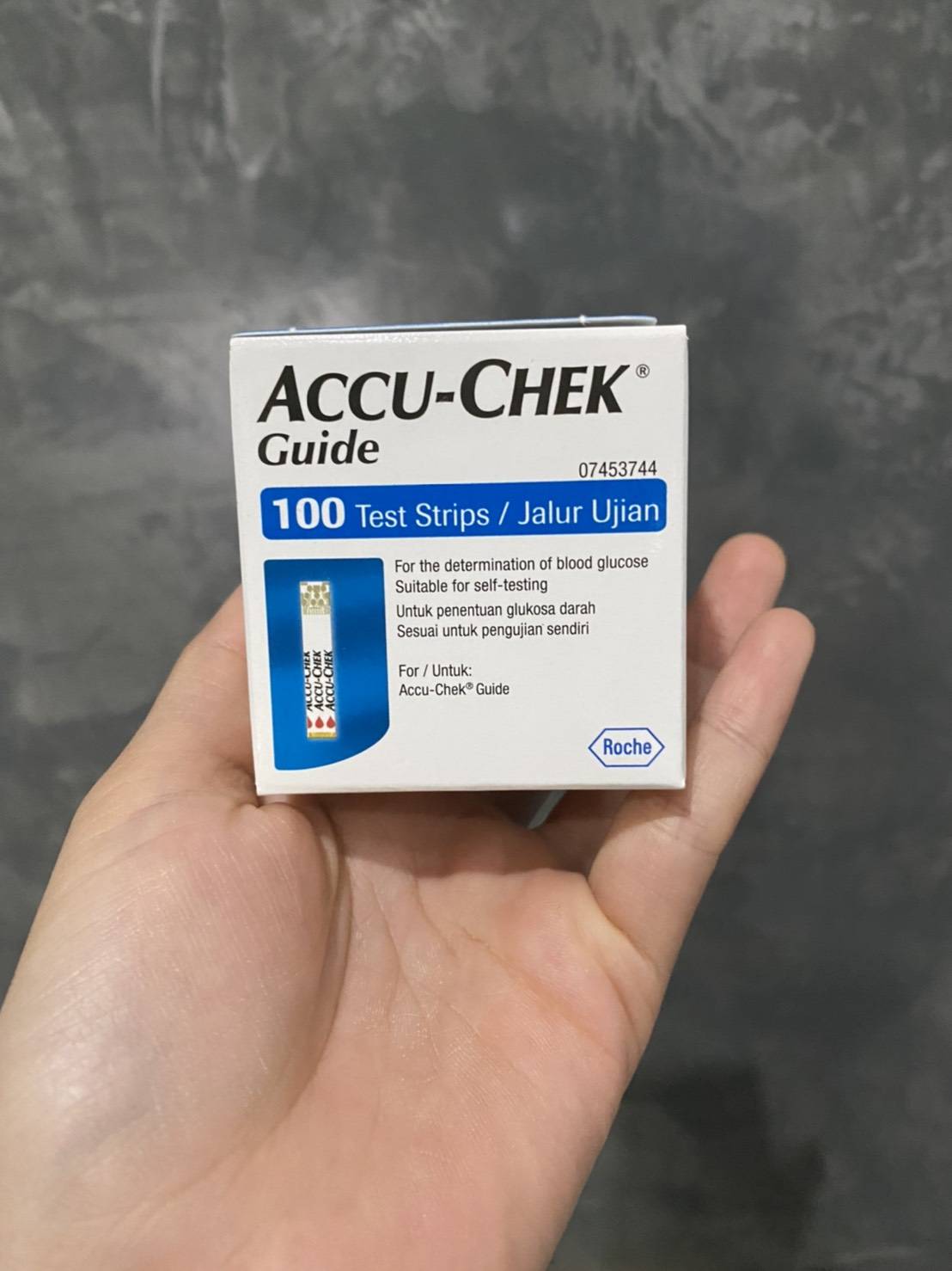 แถบตรวจน้ำตาล Accu chek guide 100 แถบ Expire หมดอายุ 2023-08-06 - ซิมเพ ...