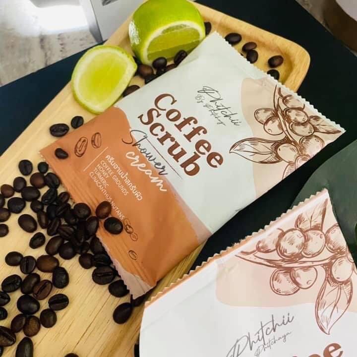 สครับกาแฟพิชชี่ สคับพีชชี่ Coffee scrob ขนาด90กรัม - FeelFin - ThaiPick