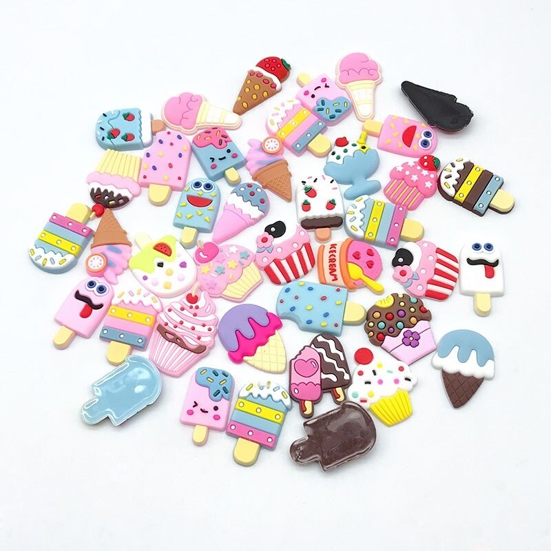 [Order at least 5PCS]pvc soft rubber popsicle ice cream patch diy ...