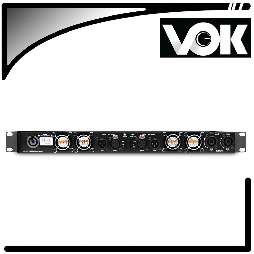เครื่องขยายเสียง VOK รุ่น V20 เพาเวอร์แอมป์ แอมป์ สวิทชิ่ง สวิชชิ่ง ยี่ห้อ VOK รุ่น V20 V-20 ...