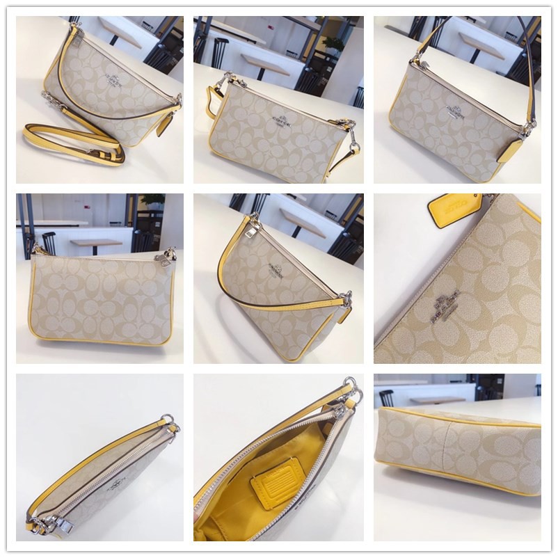 Coach 58321 36674 Double Long Shoulder Strap Fashion Ladies Single ...