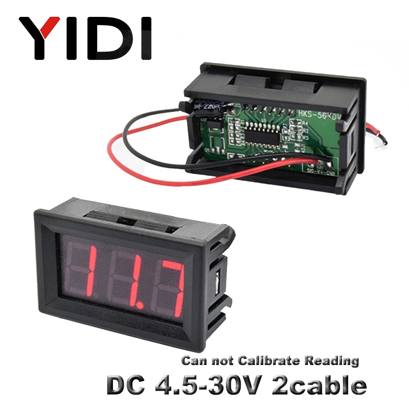 AC 30 500V AC 0 600V 0.56'' Digital Voltmeter calibrate reading DC 3.5 ...