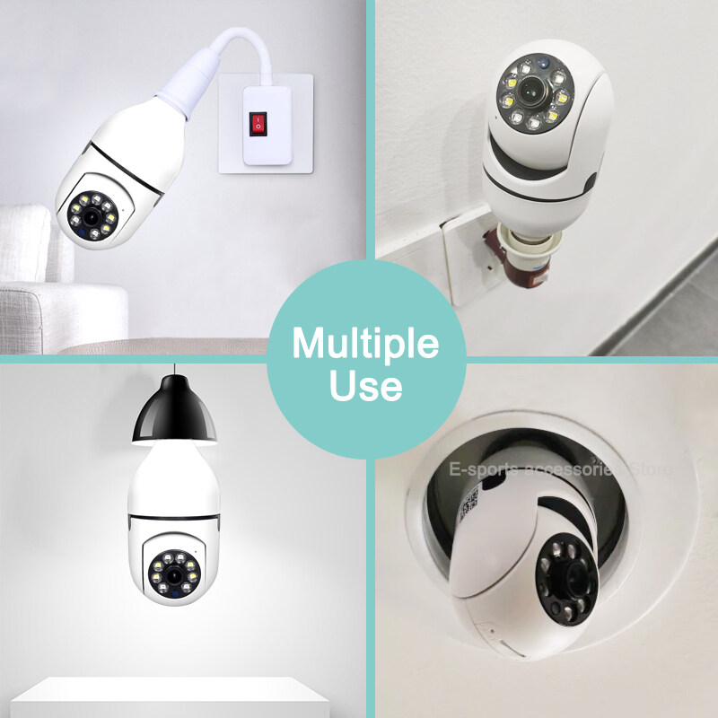 รองรับภาษาไทย กล้องหลอดไฟ กล้องวงจรปิด กล้องไร้สาย IP camera WIFI360 ...