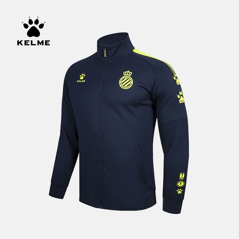 KELME Kelme sports jacket men's knitted casual football training jacket ...