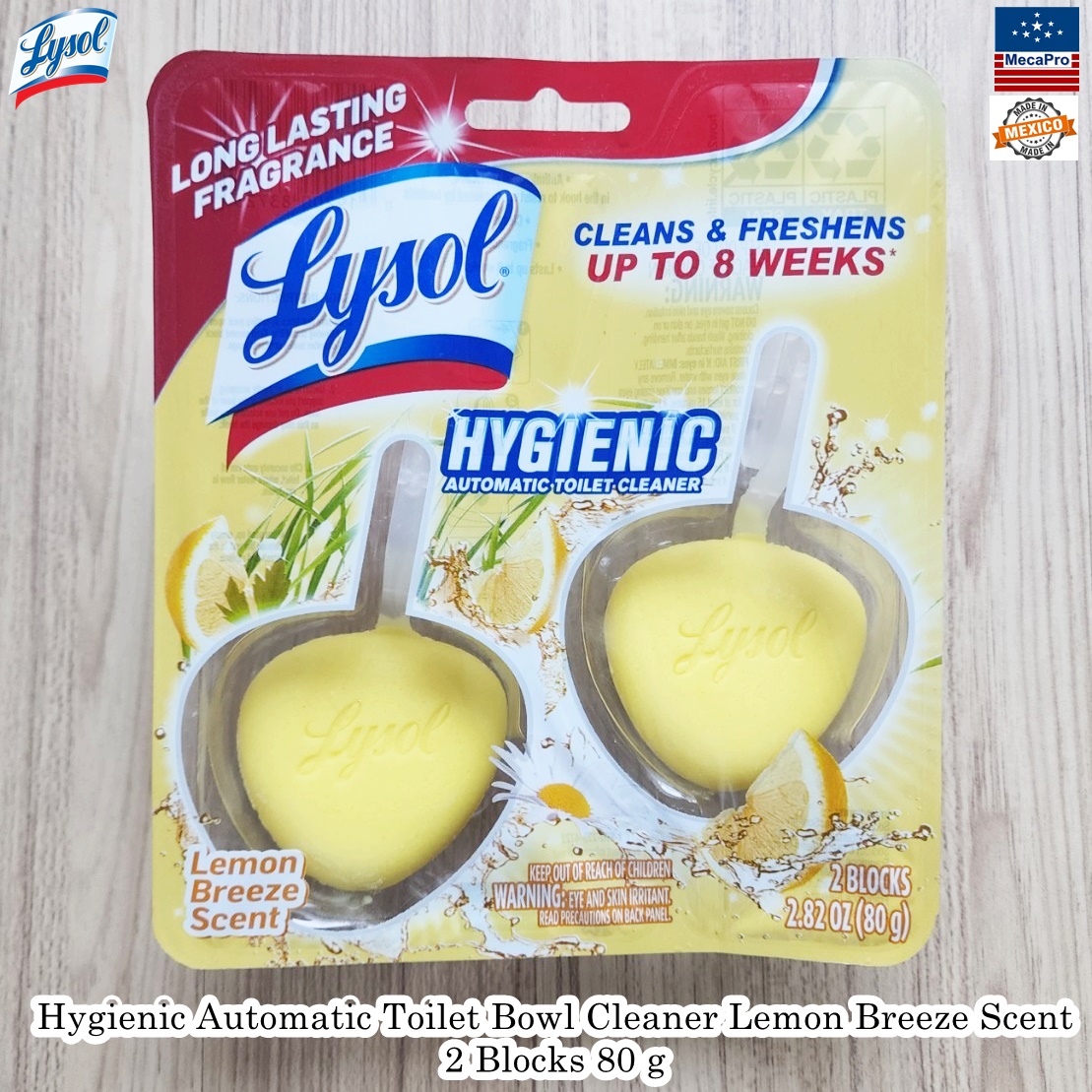 Lysol Hygienic Automatic Toilet Bowl Cleaner 2 Blocks 80g น้ำยาล้างโถ ...