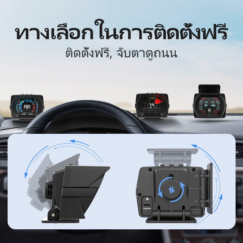 OBD2 Smart Gauge Digital/Display Meter รุ่นA450 รุ่นอัพเกรดของ P6 และ ...