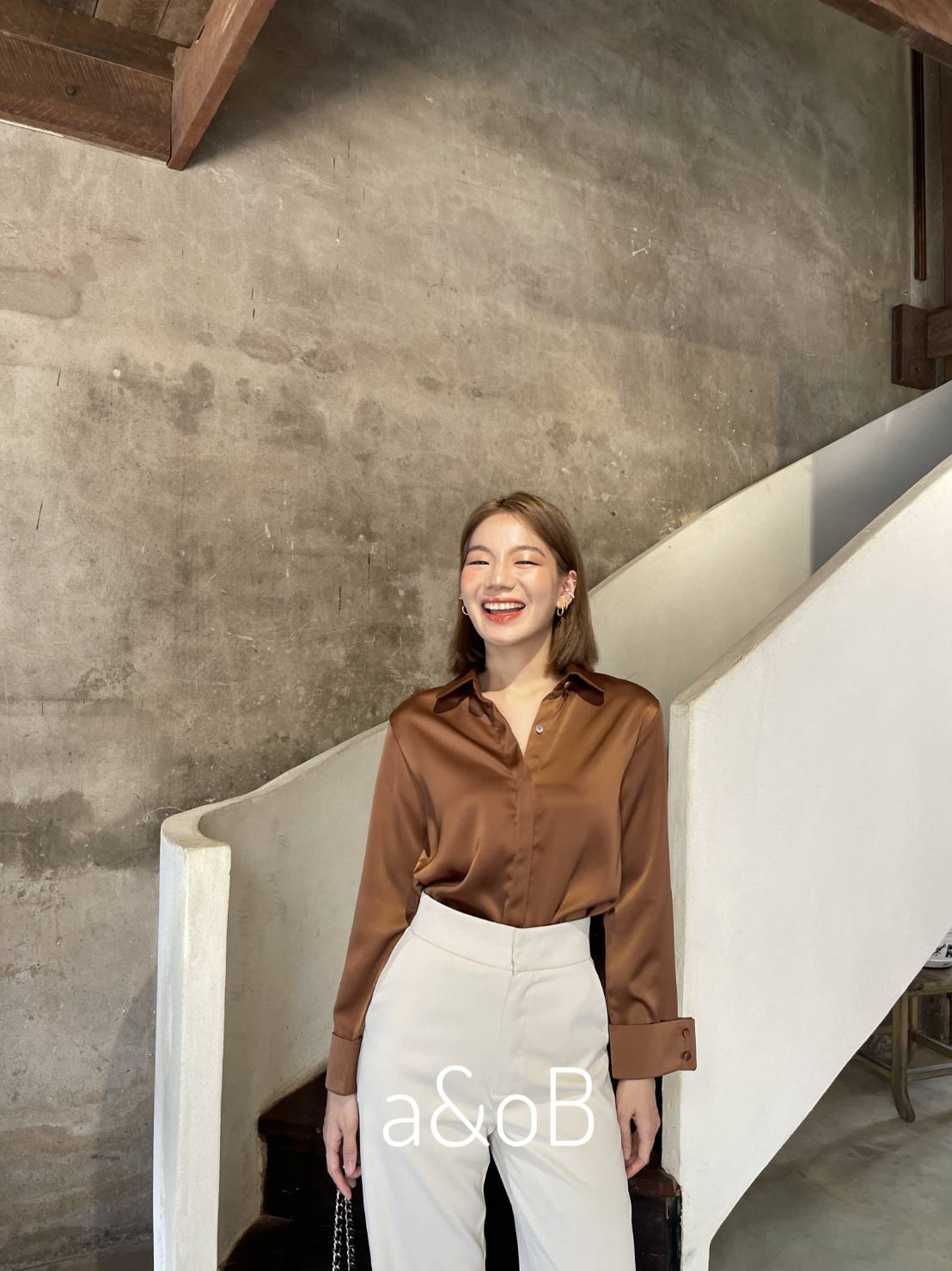 aandoB laura shirt | Lazada.co.th