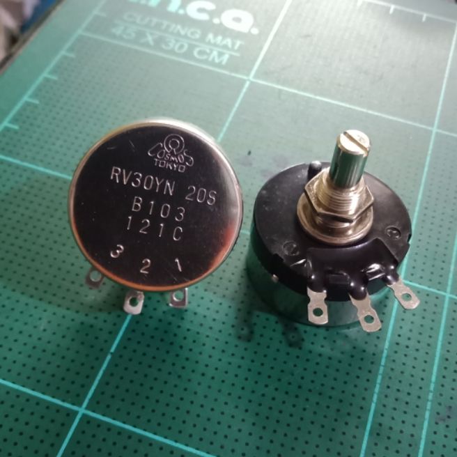 RV30YN 20S B103 = 10K ตัวต้านทานปรับค่าได้แบบไววาวส์ วอลลุ่มปรับค่า ขาย ...