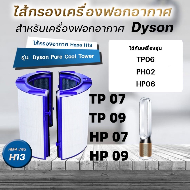 HEPACarbon ของแท้ สำหรับ แผ่นกรอง ไส้กรอง dyson tp07 tp09 tp06 hp06 hp07 hp09 ph01 ph02 filter ...
