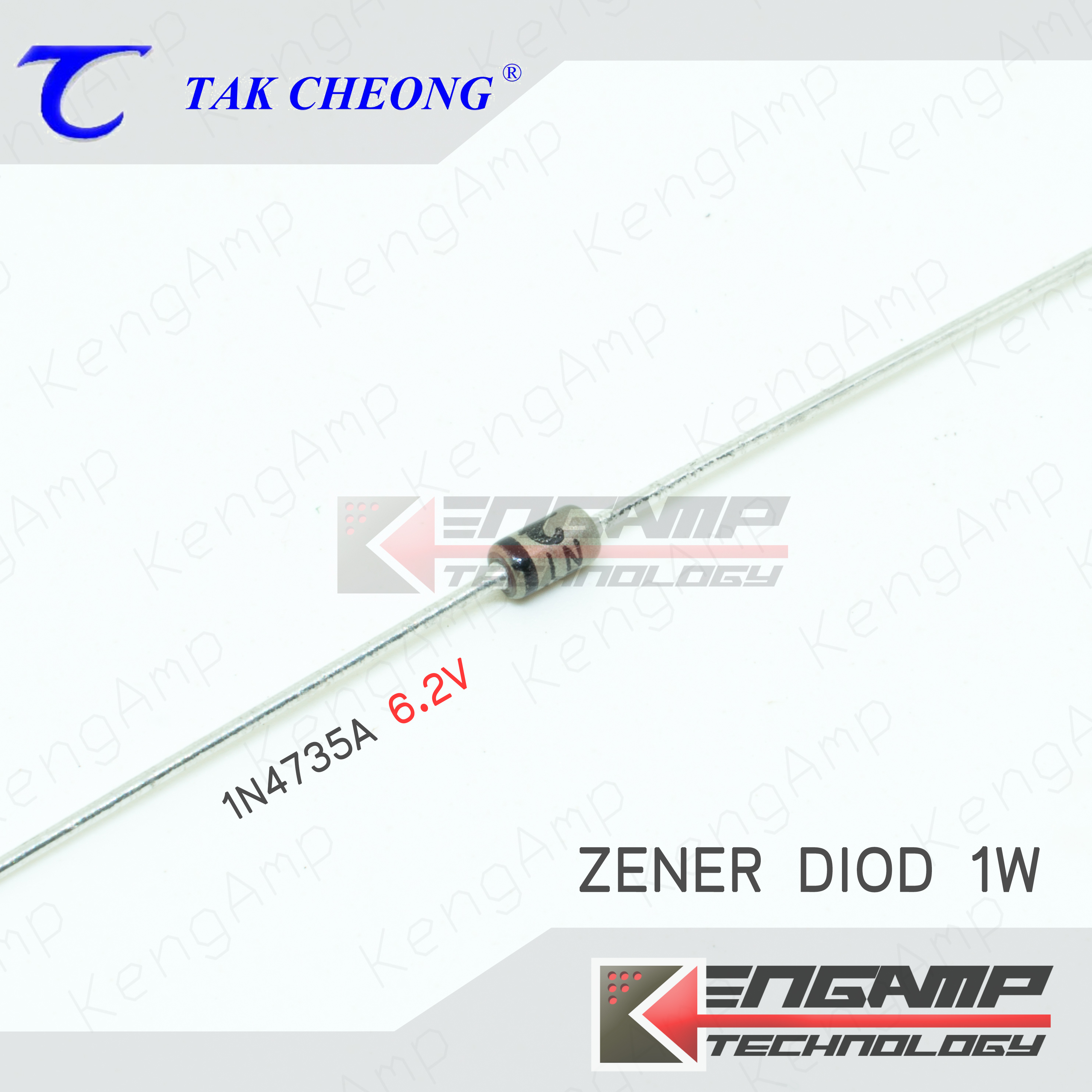 (สินค้ามีตัวเลือก) [ZD] 1N47--A ZENER DIOD 1W 1N4728A - 1N4756A ยี่ห้อ ...