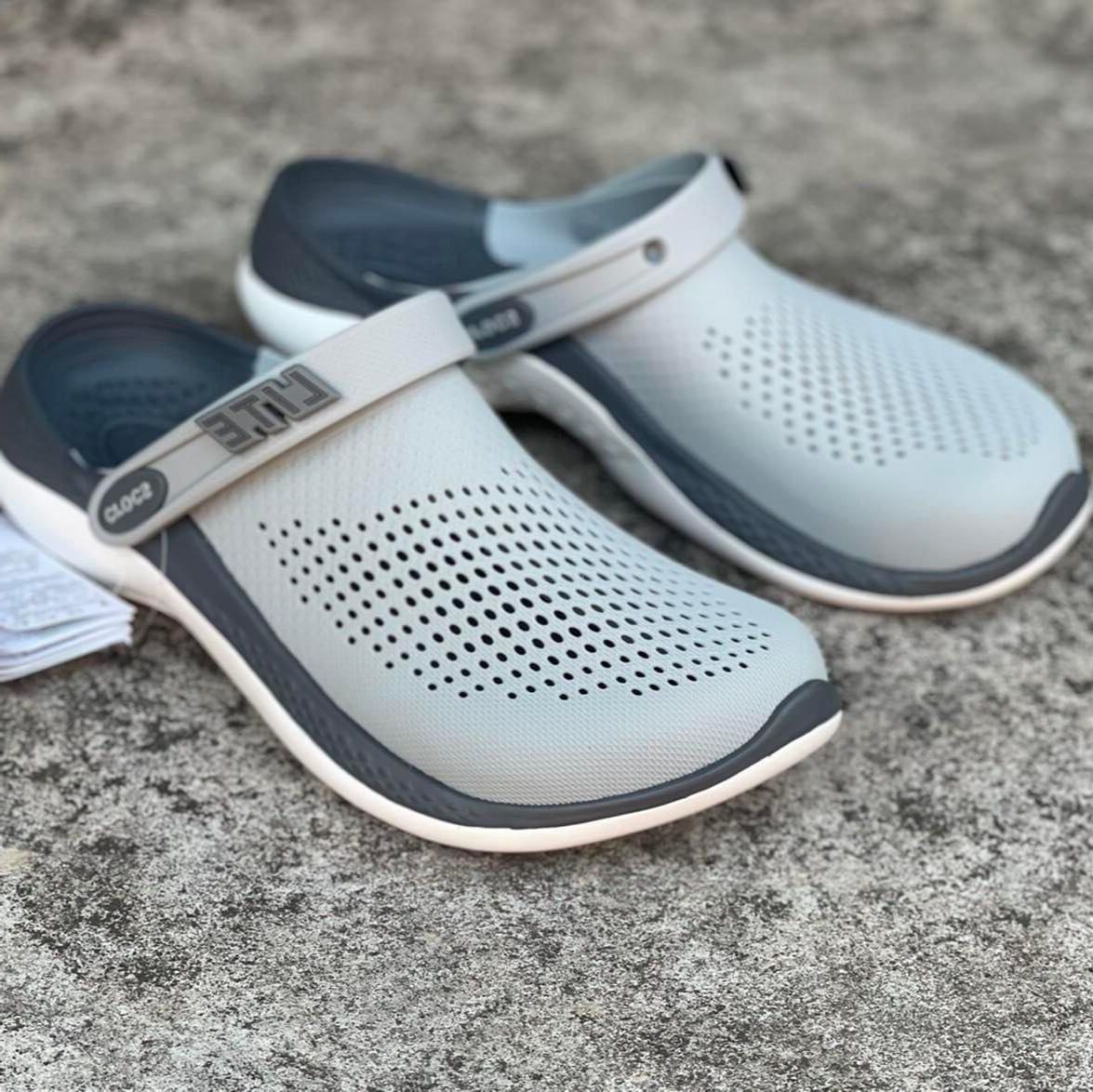 รองเท้าแตะ crocs Ride รุ่นใหม่ล่าสุดพื้นเตี้ย ใส่หญิง 36-40 วัสดุผลิต ...