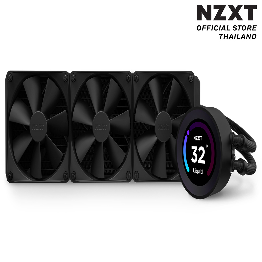 NZXT Cooler Kraken Elite 360 360mm AIO Liquid Cooler with LCD Display ...