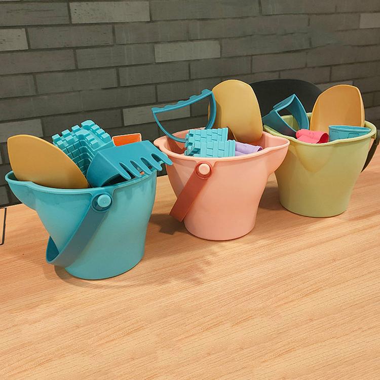 Beach Bucket Toy Kids Beach Toys with Bucket and Shovels Sandbox Beach ...