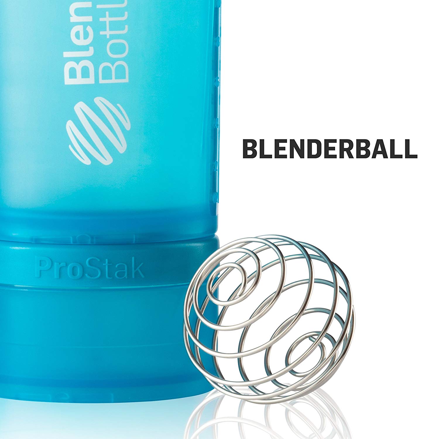 (White)แก้วเชค BlenderBottle ของแท้ รุ่น PROSTAK Shaker Bottle ขนาด 22 ...