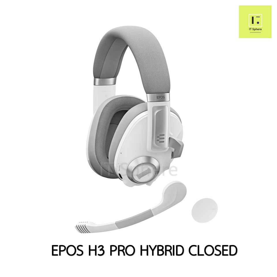 ศูนย์ไทย ประกัน 2 ปี หูฟัง EPOS H3 PRO HYBRID CLOSED RACING GAMING HEADSET GREEN BLACK WHITE สี ...
