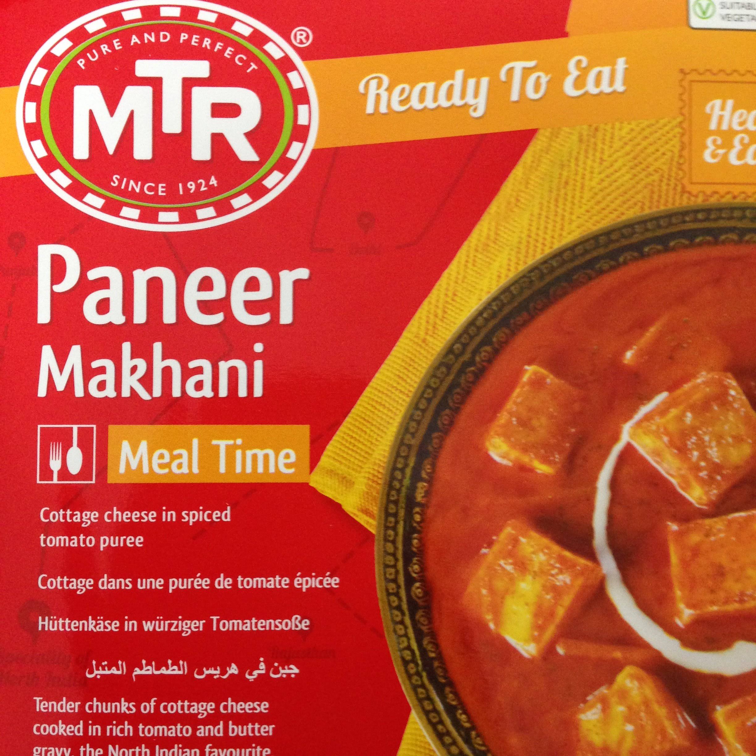 MTR - PANEER MAKHANI 300G READY TO EAT - Indian Grocery Store - ThaiPick