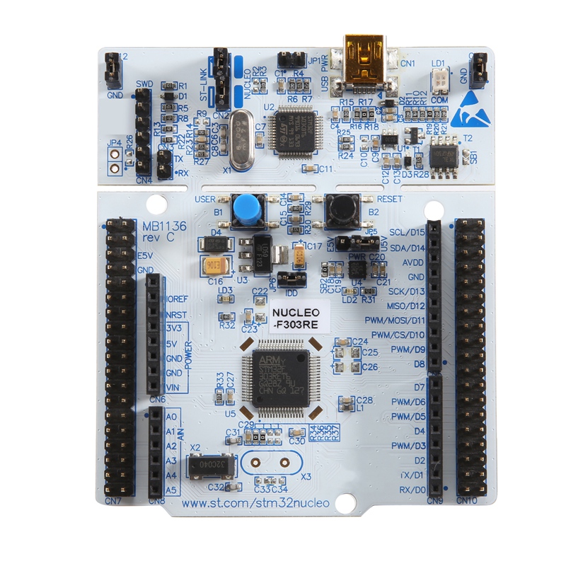 Nucleo F303re Development Boards And Kits Arm 16 32 Bits Micros Board Core Chip Stm32f303ret6