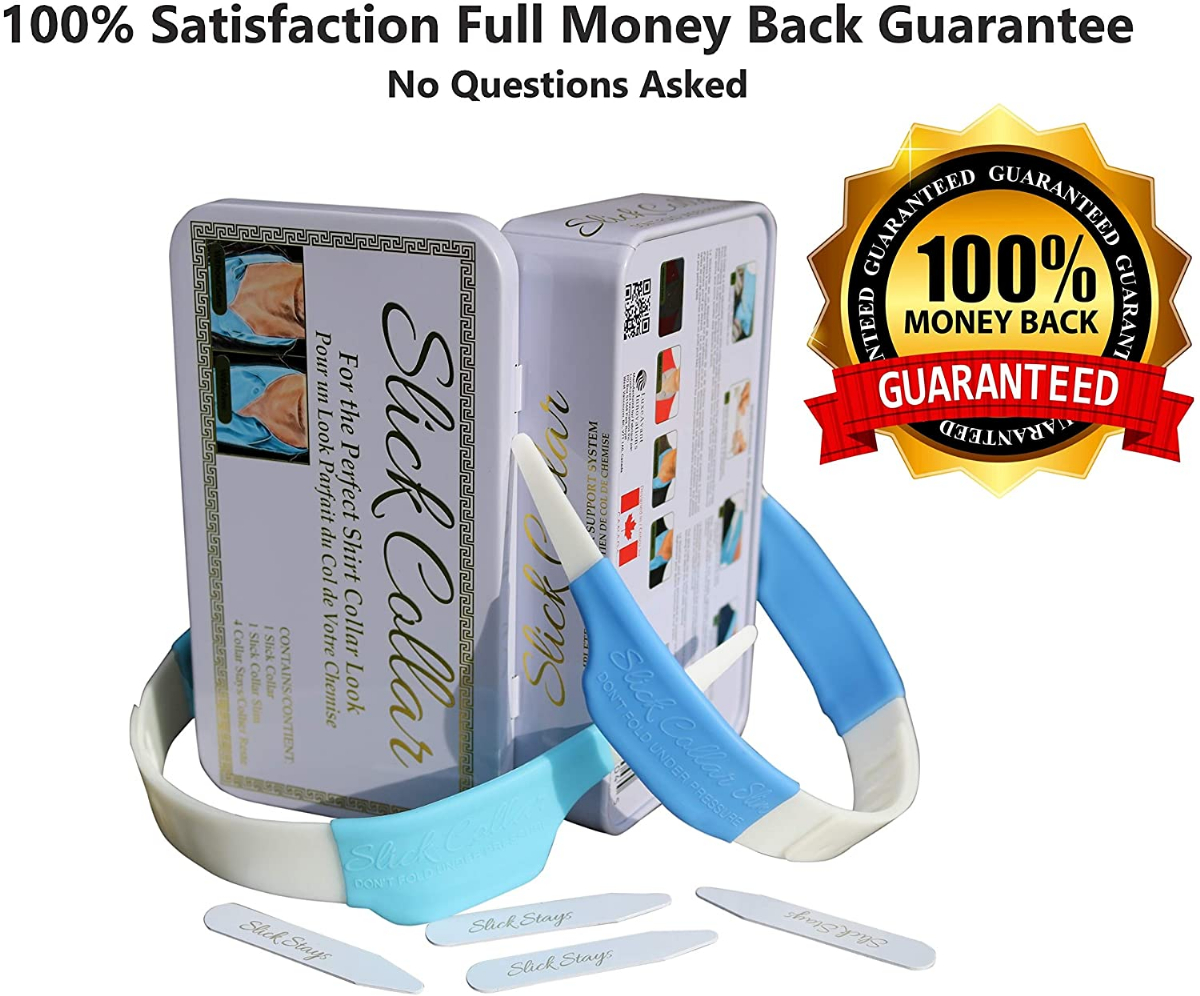 LUXEAVANT INNOVATIONS Slick Collar Adjustable Shirt Collar Support ...
