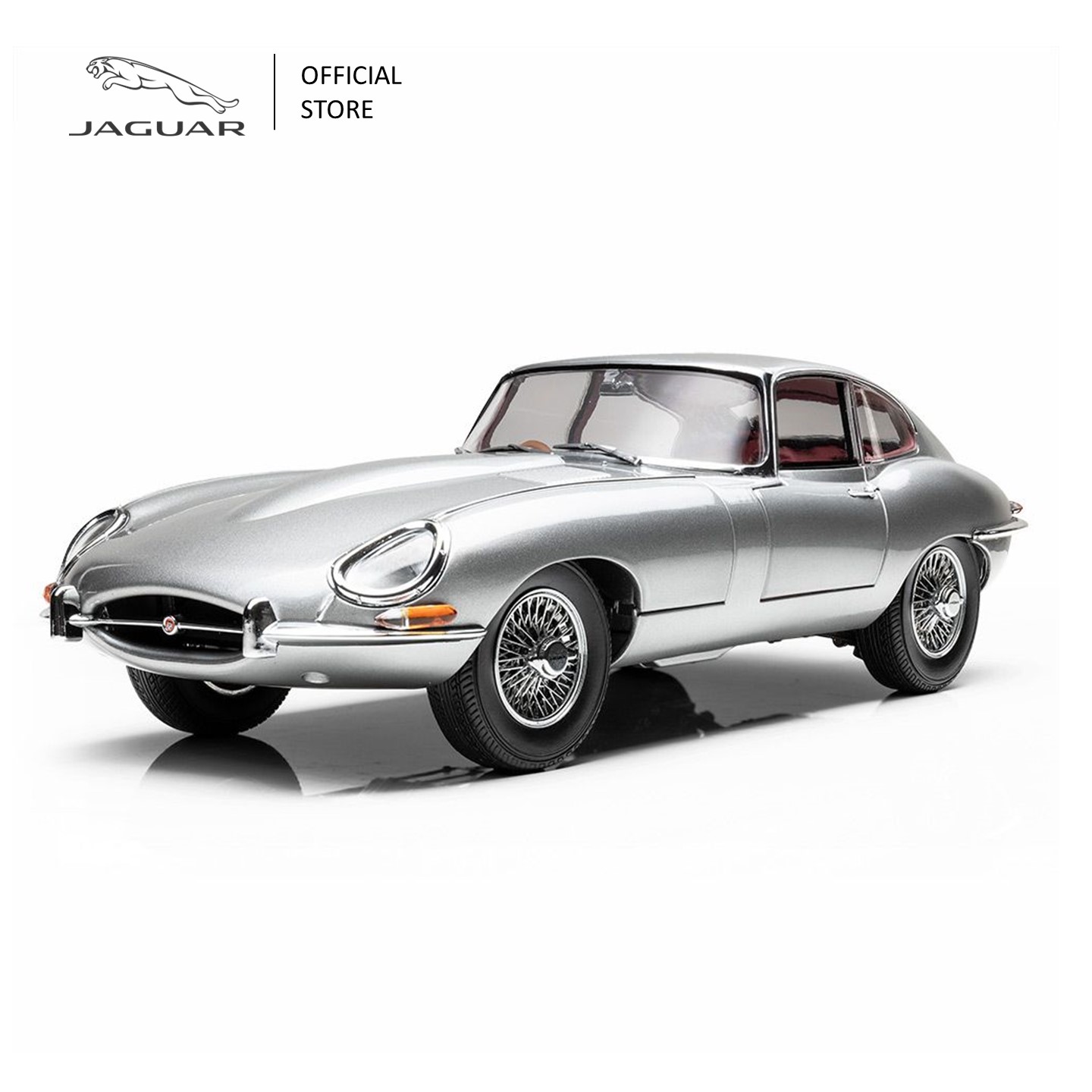 JAGUAR LIMITED EDITION E-TYPE 118 SCALE MODEL - SILVER - Jaguar Land ...
