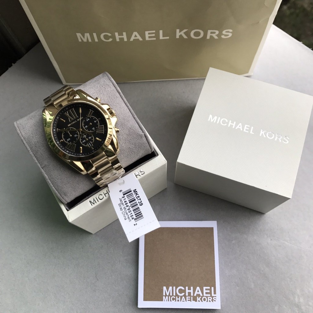 พร้อมสต็อก ！Michael Kors รุ่นMK5854 สีโรสโกลล์ ของแท้% MK5854 MK5739 ...
