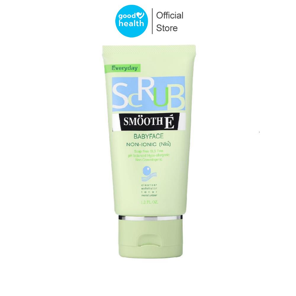 Smooth E Baby Face Scrub 1.2oz (36ml) สครับ ไม่มีฟอง ลดสิว ควบคุมความ ...