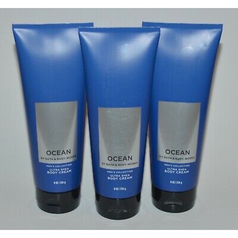 Bath & Body Works OCEAN Ultra Shea Body Cream 226ml. ของแท้ - Beauty ...