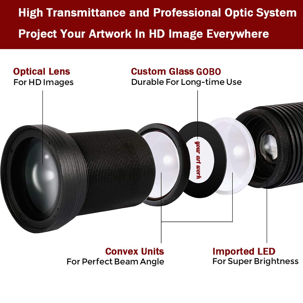 customized rotating-logo advertising light indoor led logo projectors ...