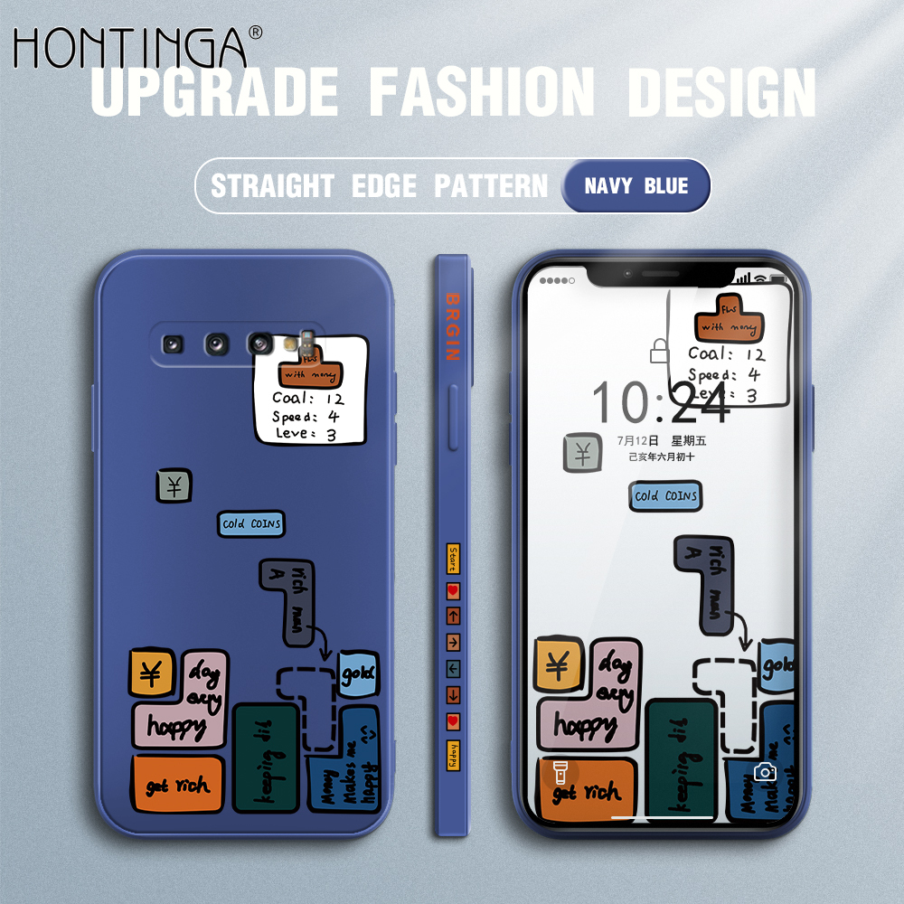 Hontinga Casing Case For Samsung Galaxy S10 S10 Plus S10+ S10E Case ...