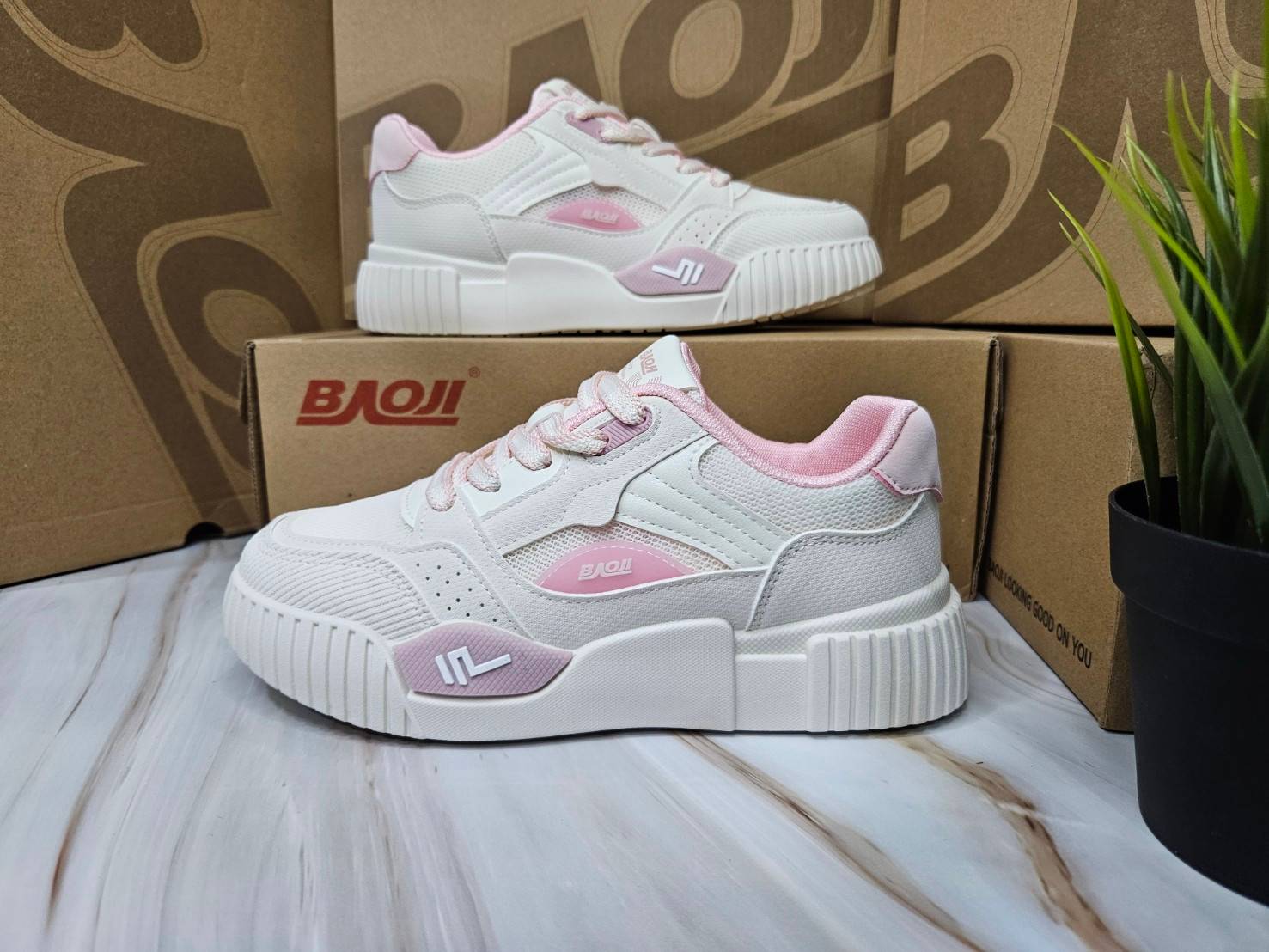 BAOJI ลิขสิทธิ์แท้ M รองเท้าผ้าใบผู้ชายยี่ห้อบาโอจิ(BAOJI) รุ่นBJM-703A ...