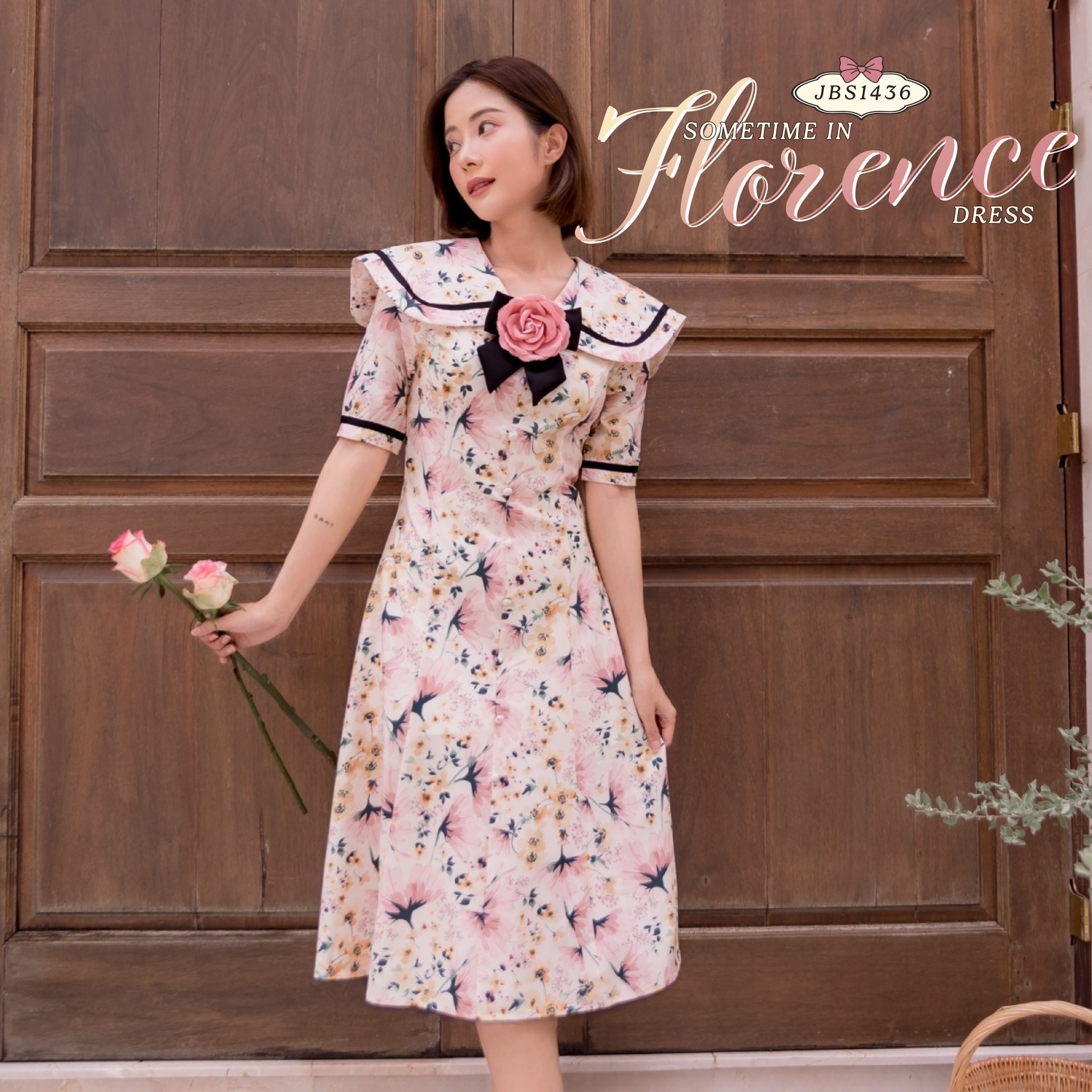 JBS1436 Sometime in Florence Dress - Joobs studio - ThaiPick