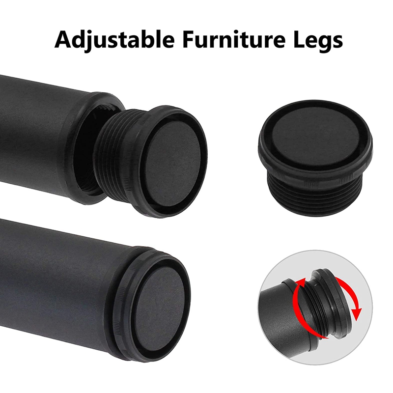 4Pcs 4 Inch Adjustable Furniture Legs Stainless Steel Table Legs ...
