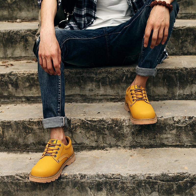ใหม่ CAT Carter หนังแท้ low-top รองเท้าบุรุษและสตรีคู่รองเท้ารองเท้า ...