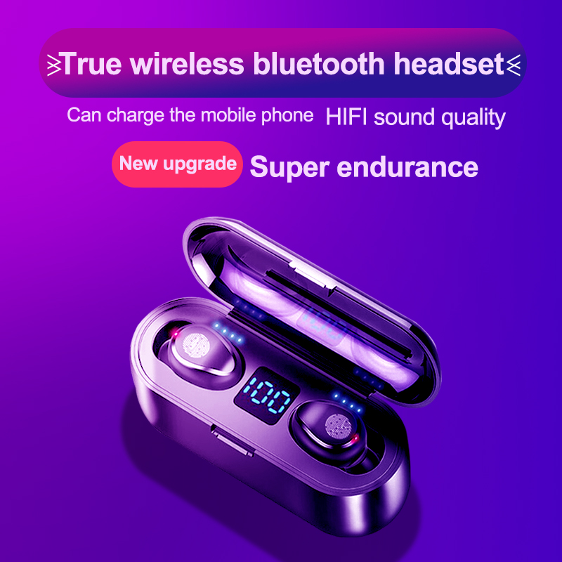หูฟังบลูทูธ 5.0 เบสหนัก หูฟัง Bluetooth TWS5.0 หูฟัง True wireless หู ...