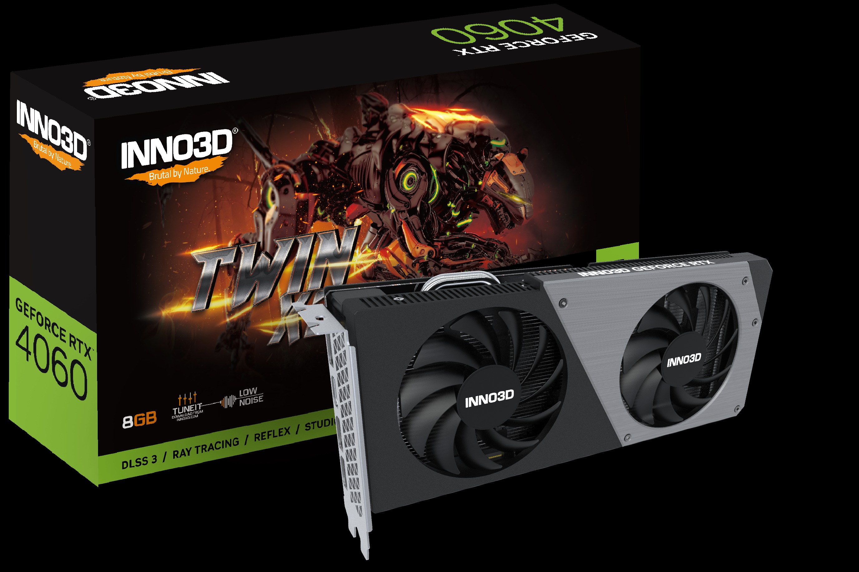 การ์ดจอ VGA INNO3D GEFORCE RTX 4060 TWIN X2 - 8GB GDDR6 128BIT ประกันศูนย์ 3 ปี - Ubon Computer ...
