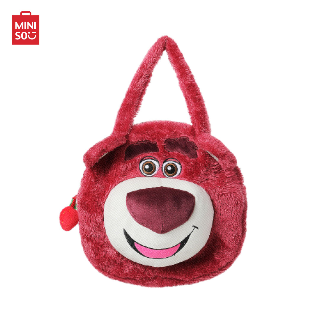 MINISO กระเป๋า กระเป๋าถือ Lotso Collection Cute Face Shoulder Bag ...