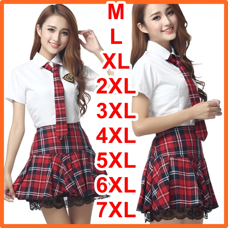 พร้อมส่งชุดนักเรียนญี่ปุ่น M-7XL เน็คไทคเข็มโรงเรียนเสื้อกระโปรง พร้อมส่ง เลื่อนขวาดูสินค้าจริง ...