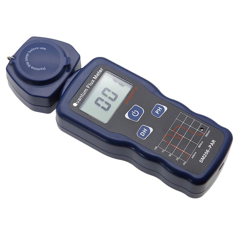 Quantum PAR Meter,Quantum Flux Meter 270° Rotatable Detector Measure ...