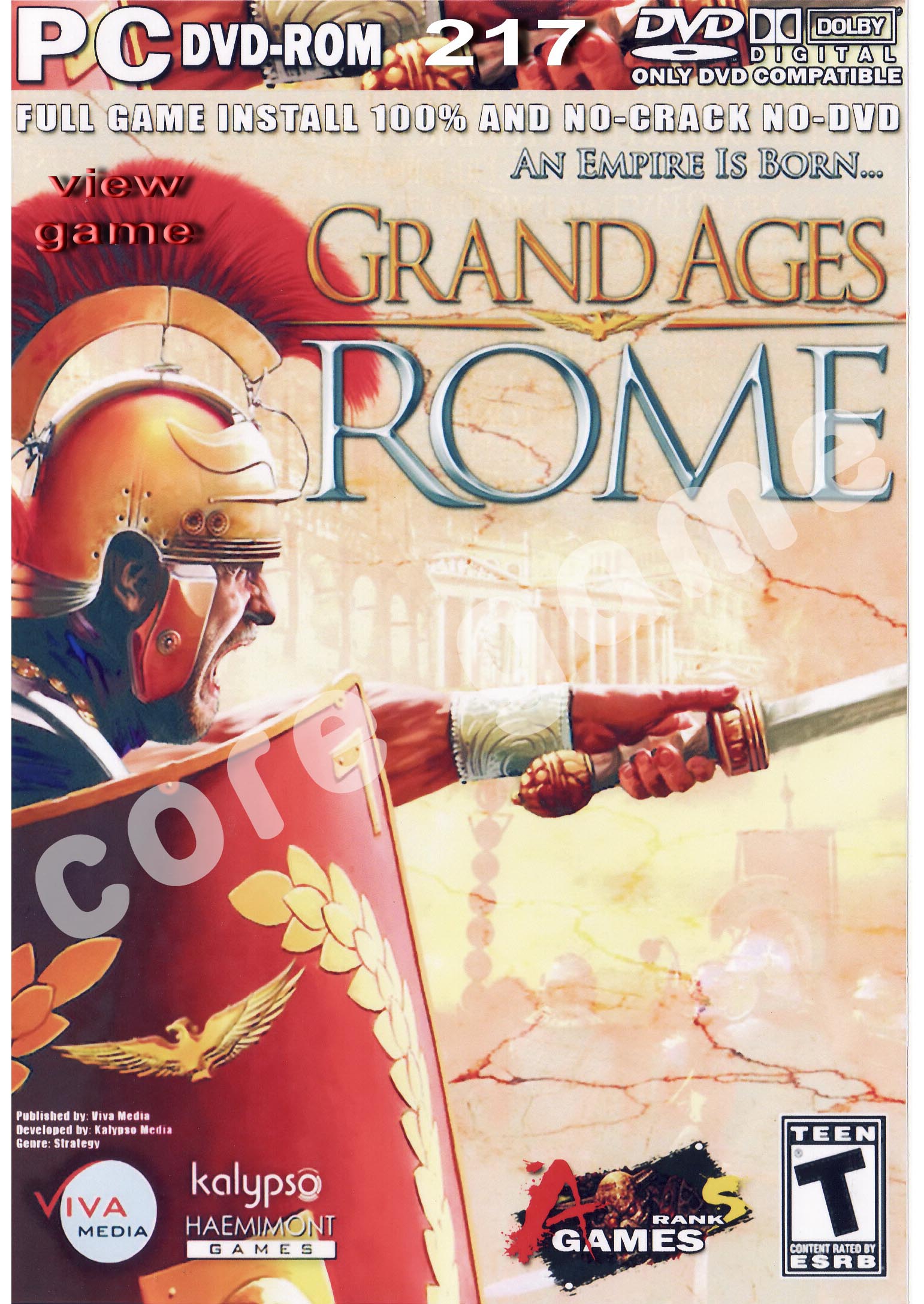 [ Game Windows ] Rome แผ่นเกมส์ แฟลชไดร์ฟ เกมส์คอมพิวเตอร์ PC โน๊ตบุ๊ค ...